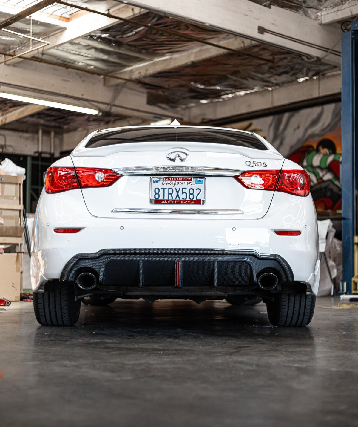 Q50 Carbon Fiber LED diffuser V2 — Southbay Autoworkz