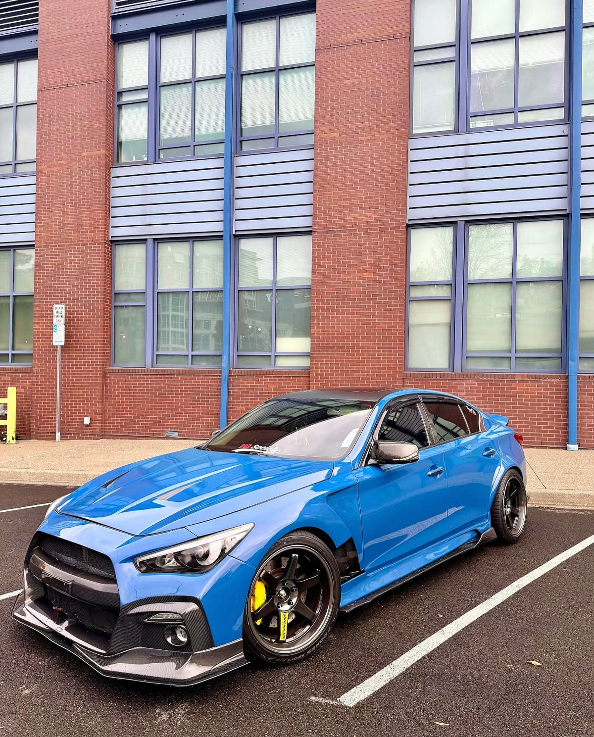 Infiniti Q50 Blitz Kouki Style Front Bumper — Southbay Autoworkz
