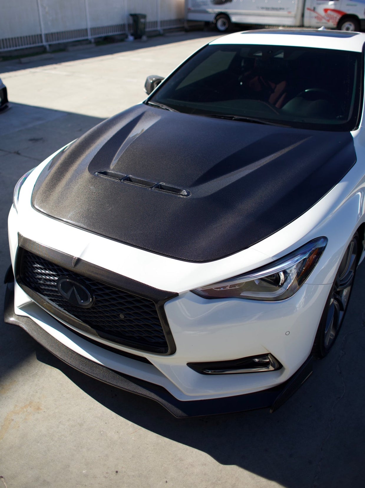 Q50- Q60 Carbon hoods,Fenders and trunks — Southbay Autoworkz