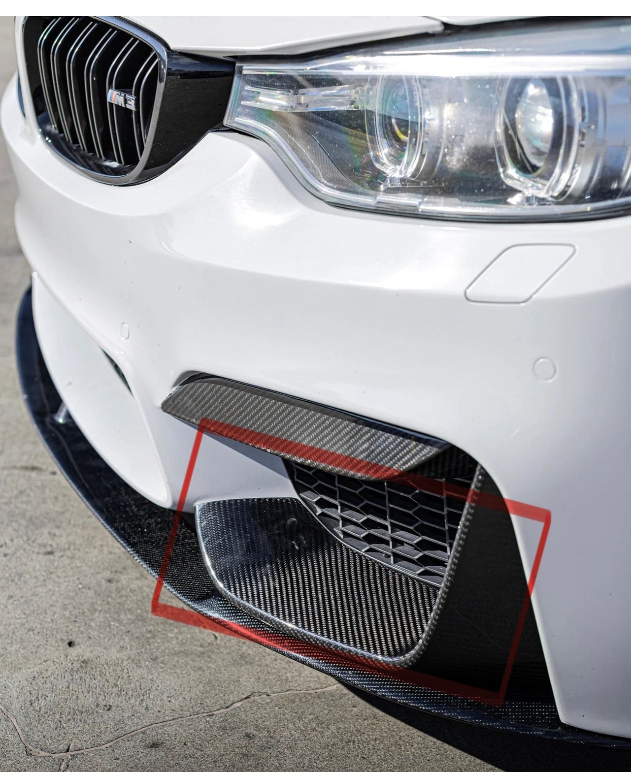 BMW F80 M3 F82 / F83 M4 Carbon Fiber Lower Splitter — Southbay Autoworkz