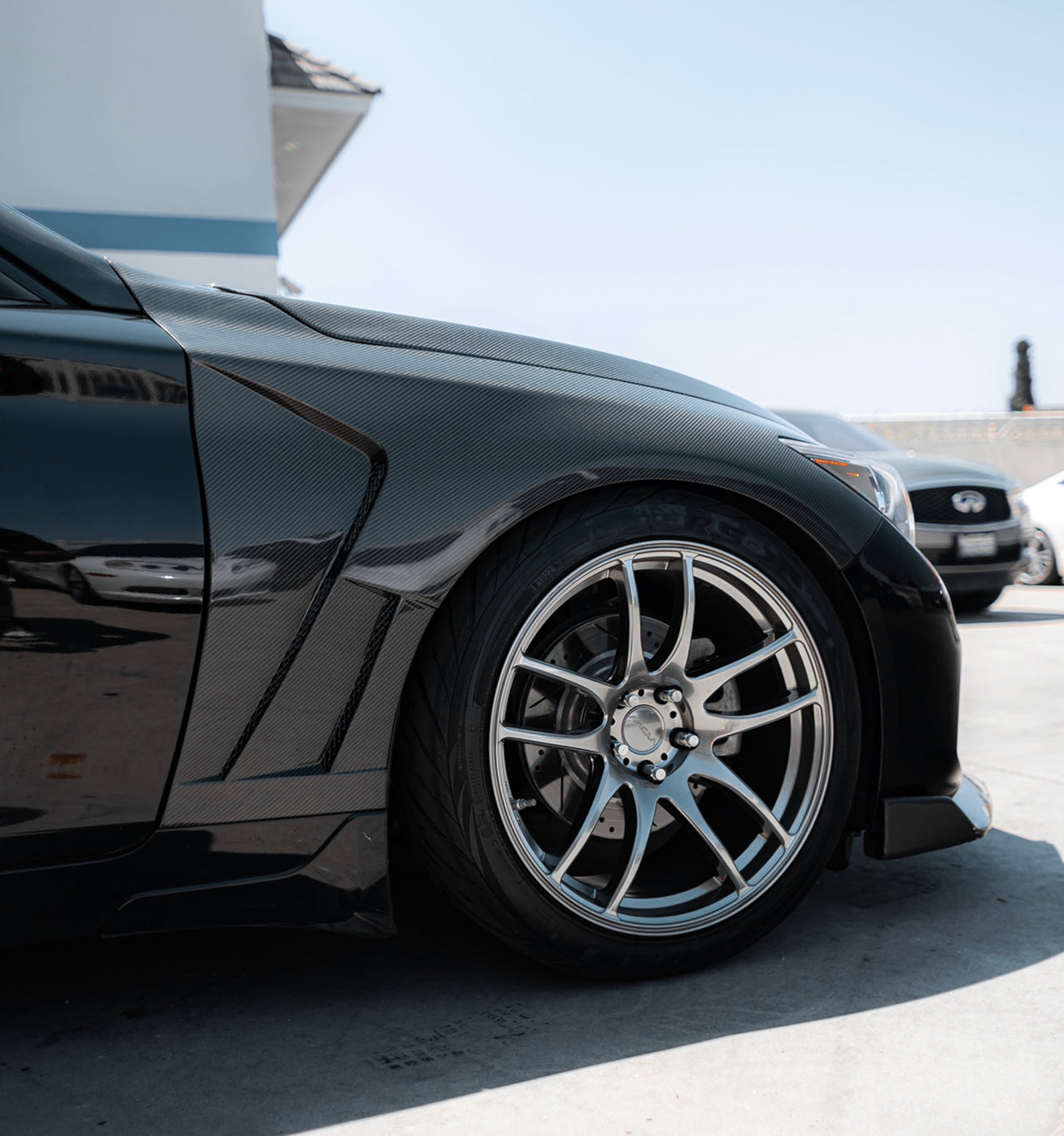 Q50 V5 Carbon Fiber Fenders — Southbay Autoworkz