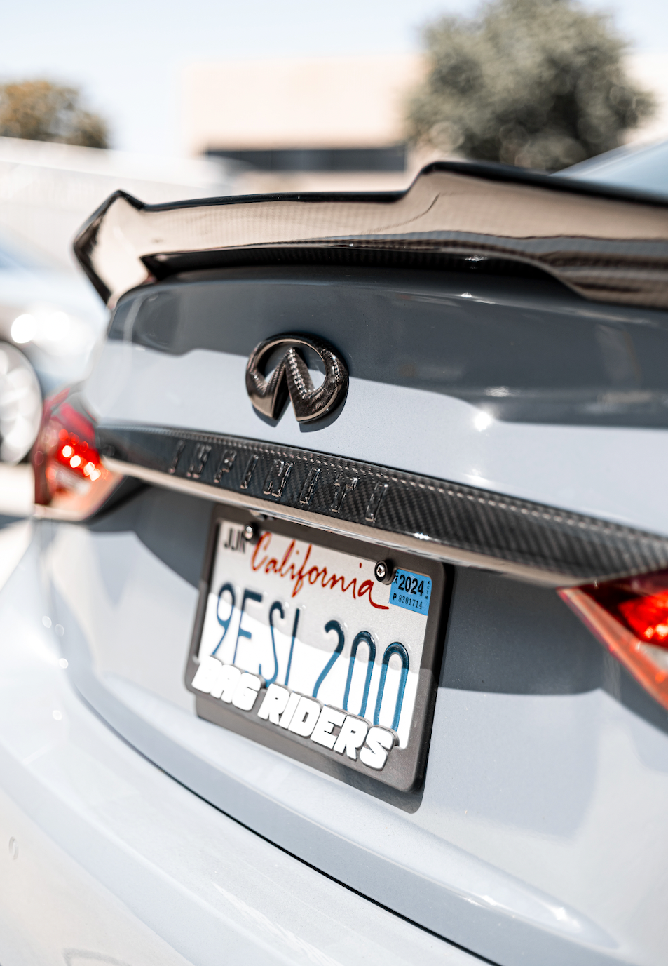 Q50 Full Carbon fiber Infiniti Trunk Trim — Southbay Autoworkz