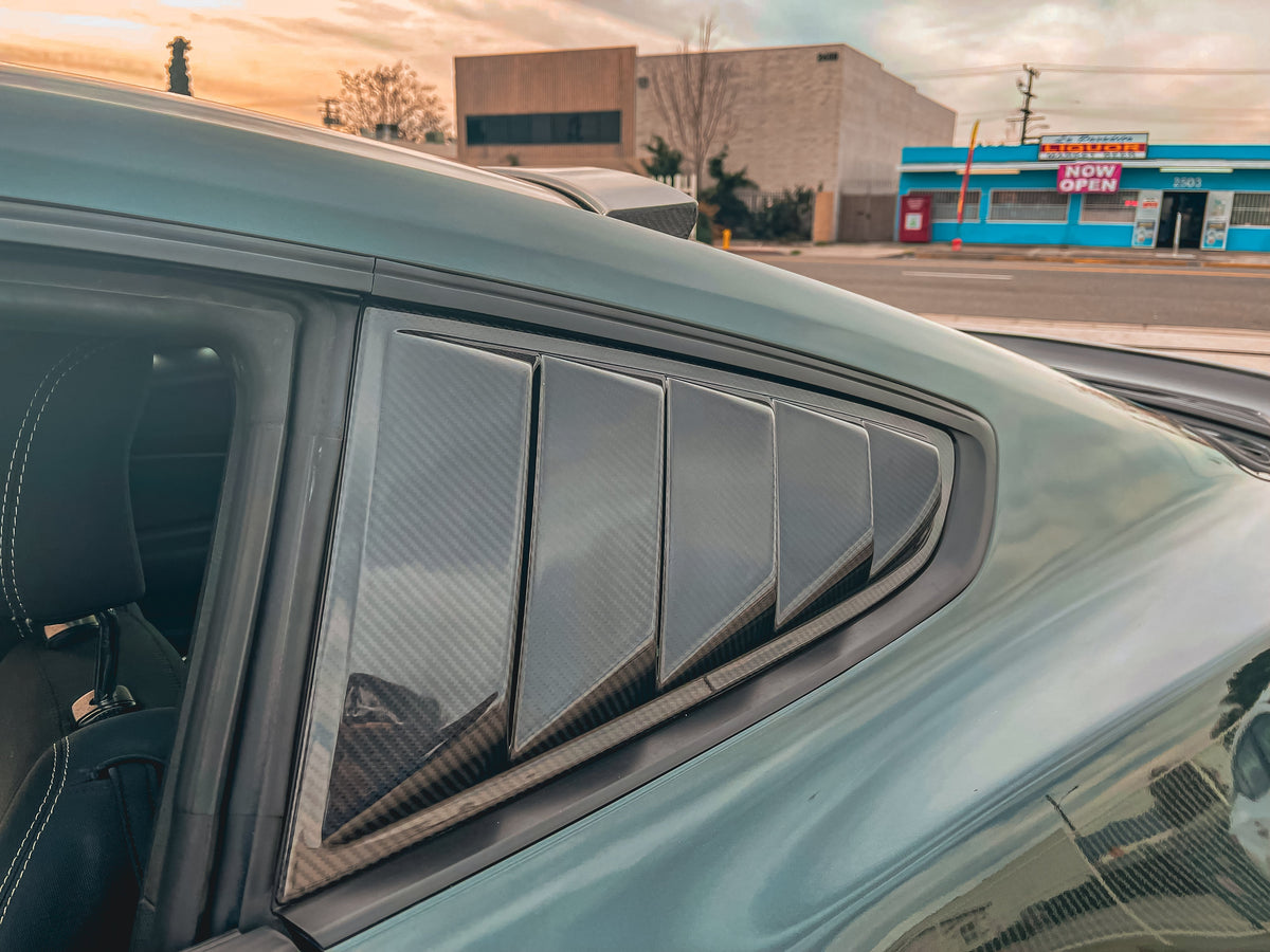 15-20 Mustang Side Window Louvers — Southbay Autoworkz