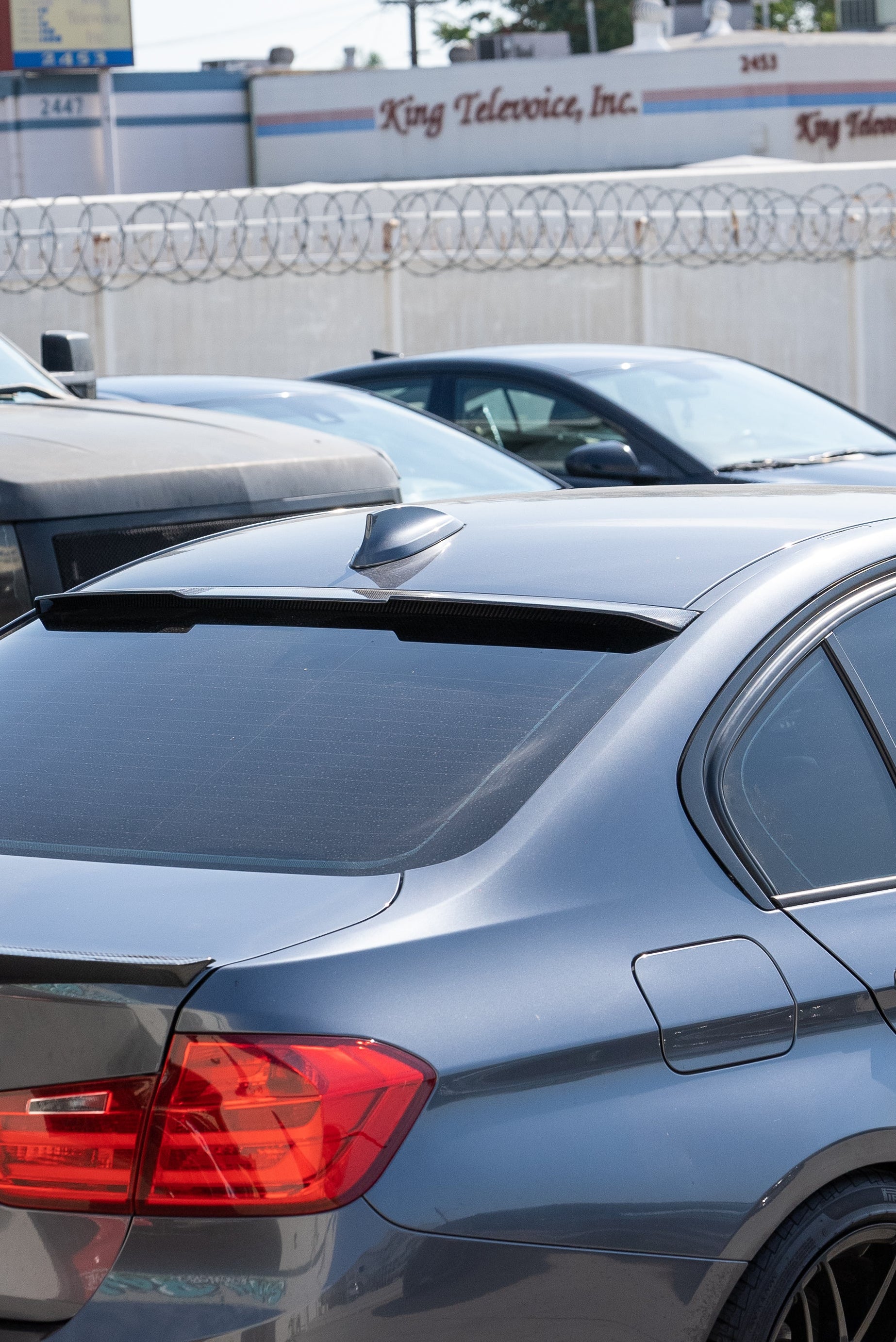 BMW F30 / F80 Carbon Fiber Rear Window Spoiler — Southbay Autoworkz