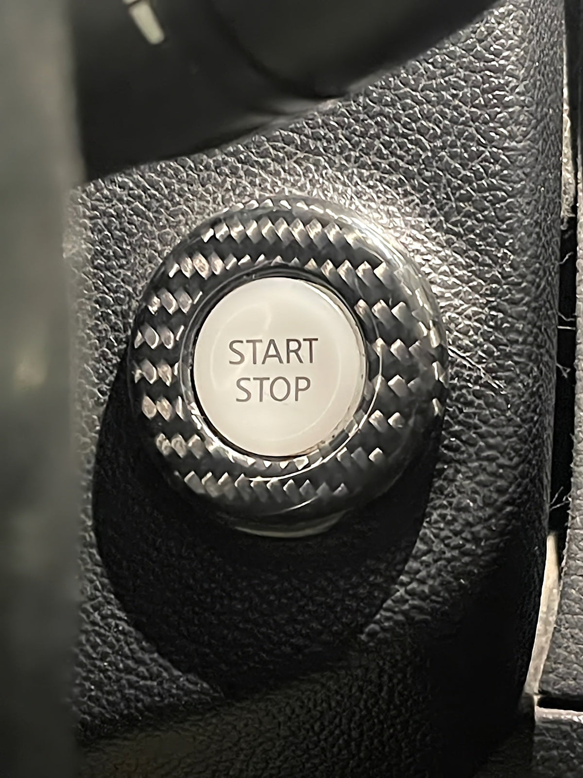 Carbon Fiber Push Start Ring — Southbay Autoworkz
