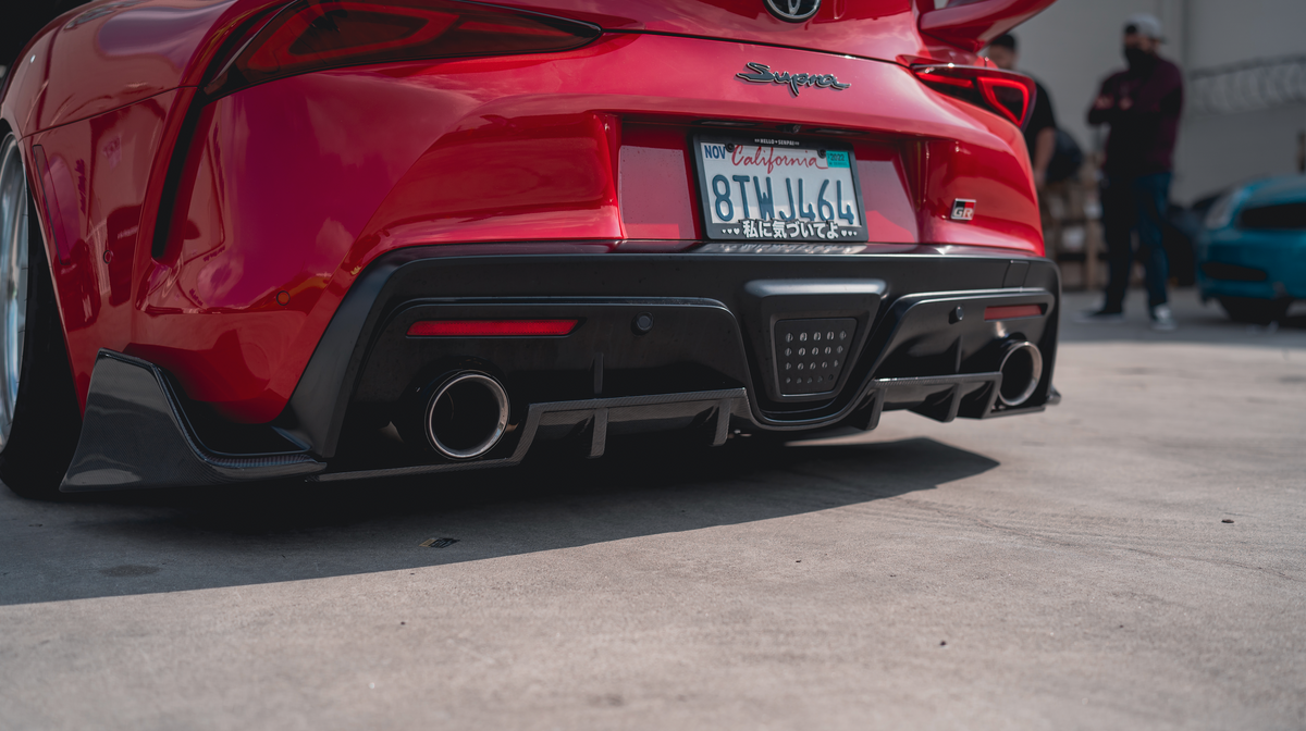 Toyota Supra Carbon Fiber Rear Bumper Diffuser — Southbay Autoworkz