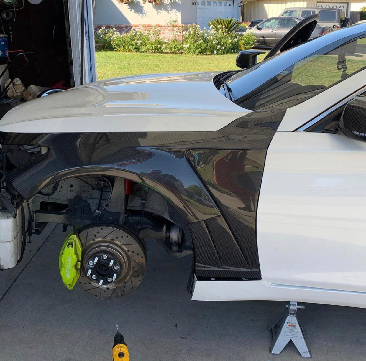 Q50 V1 Carbon Fiber Fenders — Southbay Autoworkz
