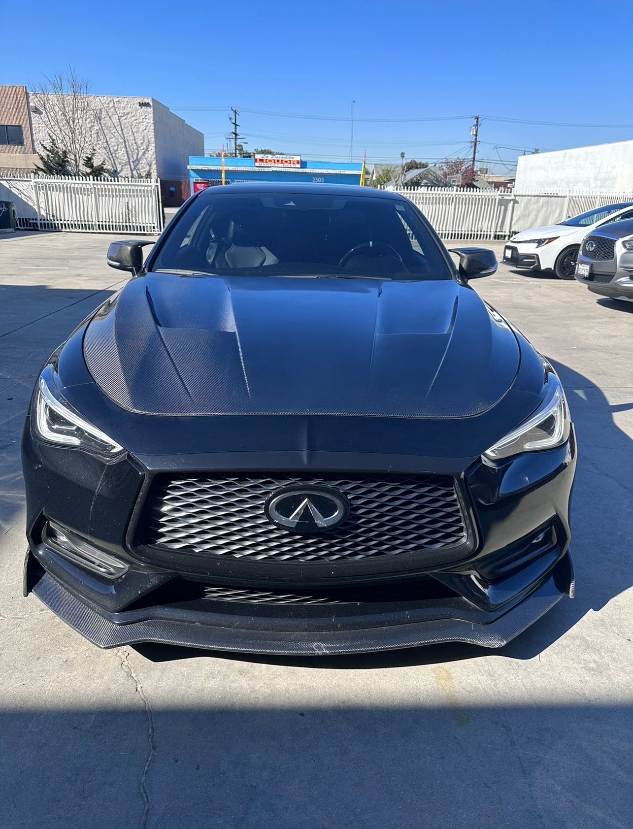 Q50- Q60 Carbon hoods,Fenders and trunks — Southbay Autoworkz